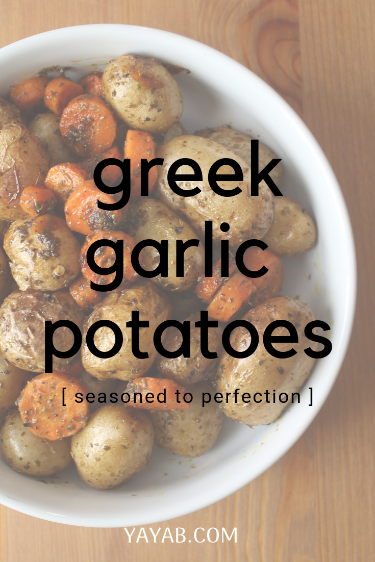 GREEK GARLIC POTATOES – YAYAB SEASONING